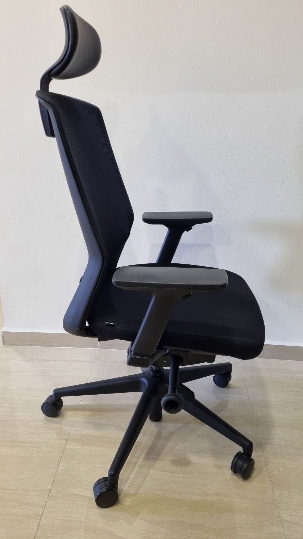 Benel Evo Series Office Chair with headrest, Furniture & Home Living ...