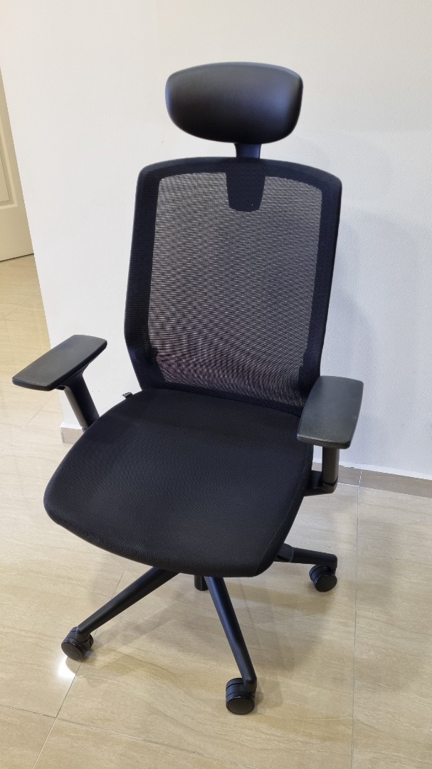 Benel Evo Series Office Chair with headrest, Furniture & Home Living ...