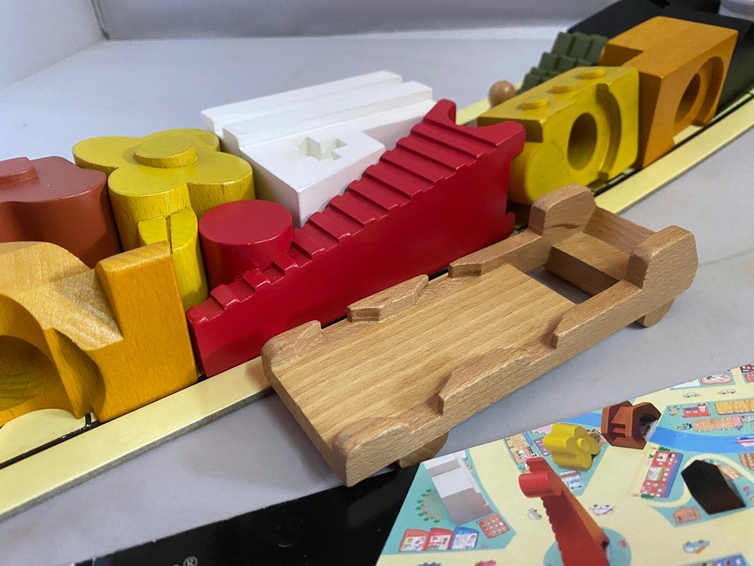 Benesse japan explore town stage 6 toys wooden blocks, Hobbies & Toys ...