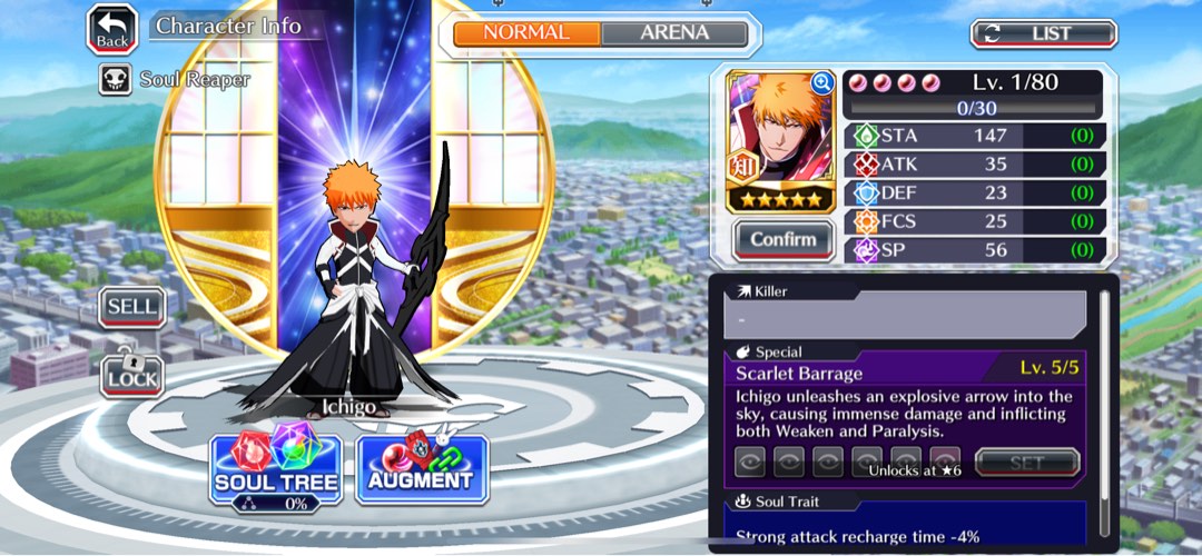 Bleach Brave souls 6/6 7th anniversary ichigo + 8th anniversary white ichigo starter account ...