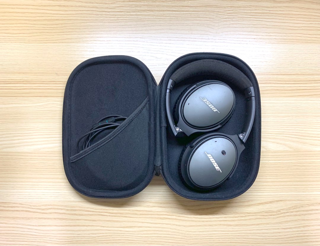 Bose QuietComfort 25 ANC QC25 Active Noise Cancelling Headphones, Audio ...