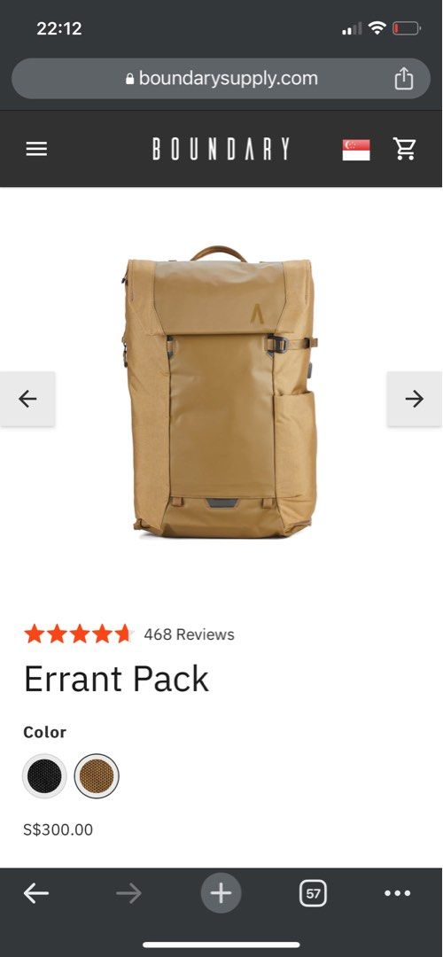 Boundary Supply Errant Pack, Men's Fashion, Bags, Backpacks on Carousell