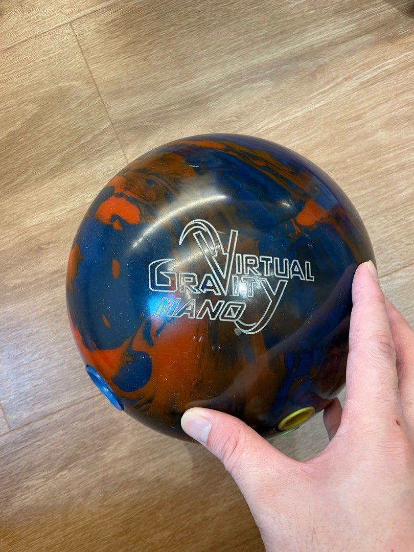 Bowling Ball - Virtual Gravity Nano 15.4 Pounds, Sports Equipment, Sports & Games, Billiards ...