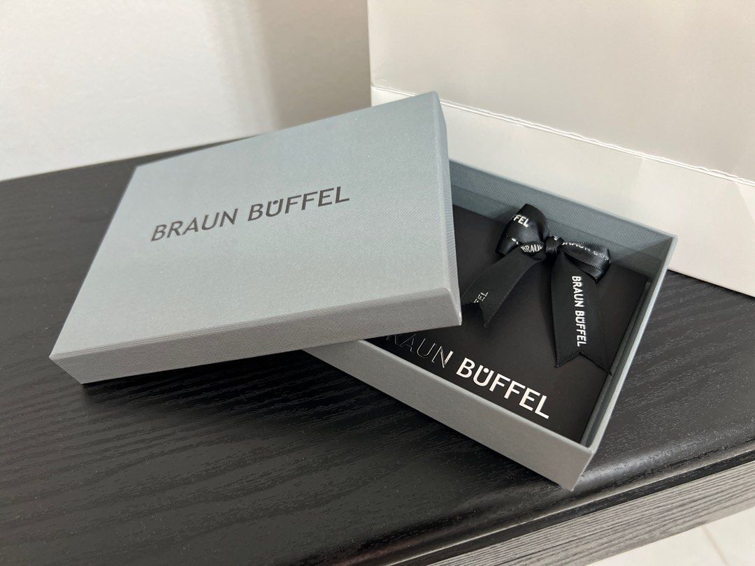 Braun Buffel carrier and gift box, Luxury, Bags & Wallets on Carousell