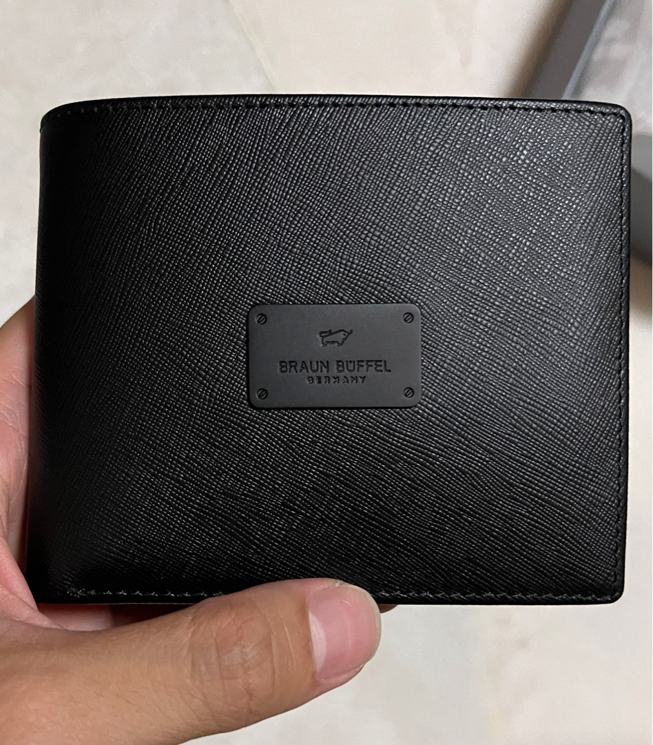 Braun Buffel Wallet Bifold with flap photo ID holder and coin ...