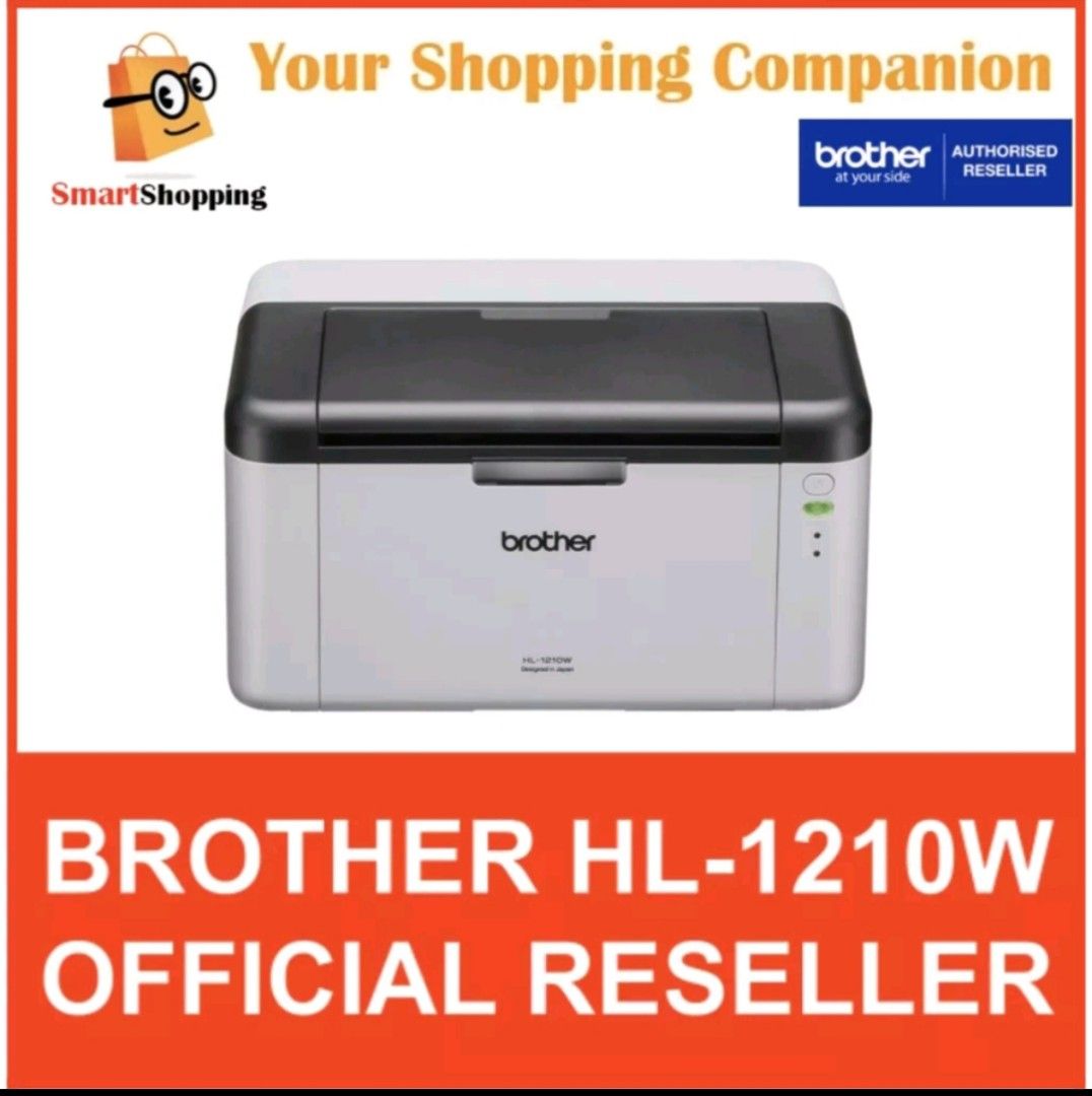 Brother 1210W Monochrome Laser Printer, Computers & Tech, Printers ...