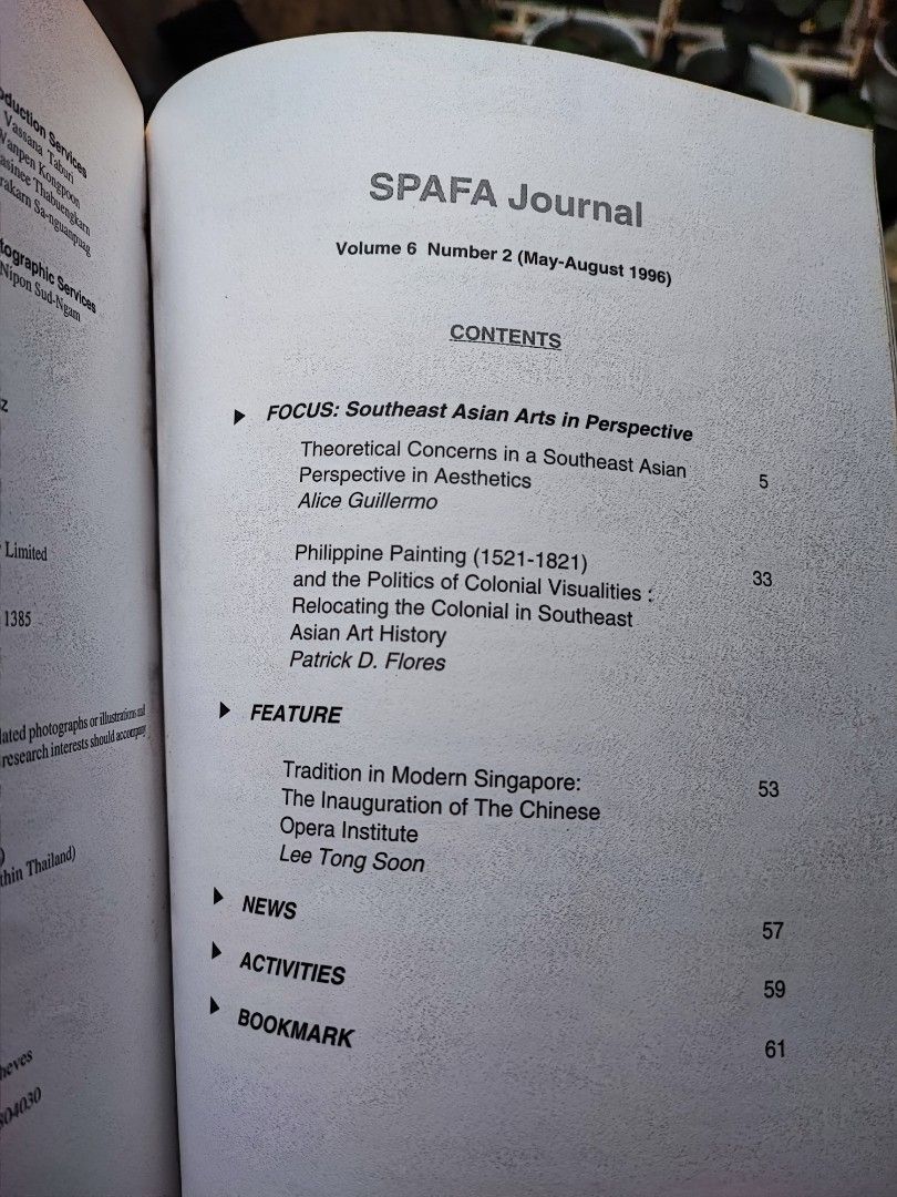 Buku SEAMO SPAFA Journal Archaeology and Fine Arts 1996, Buku & Alat ...