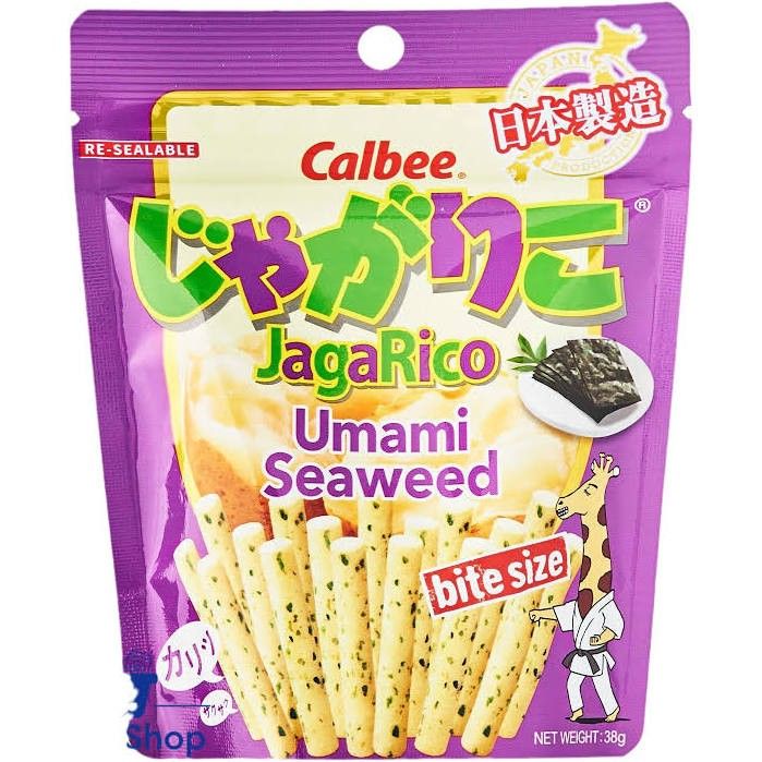 Calbee Jagarico umami seaweed potato shakier sticks Japanese snacks ...