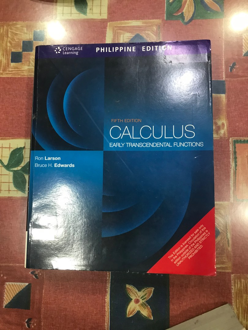 Calculus 5th Ed Larson & Edwards on Carousell
