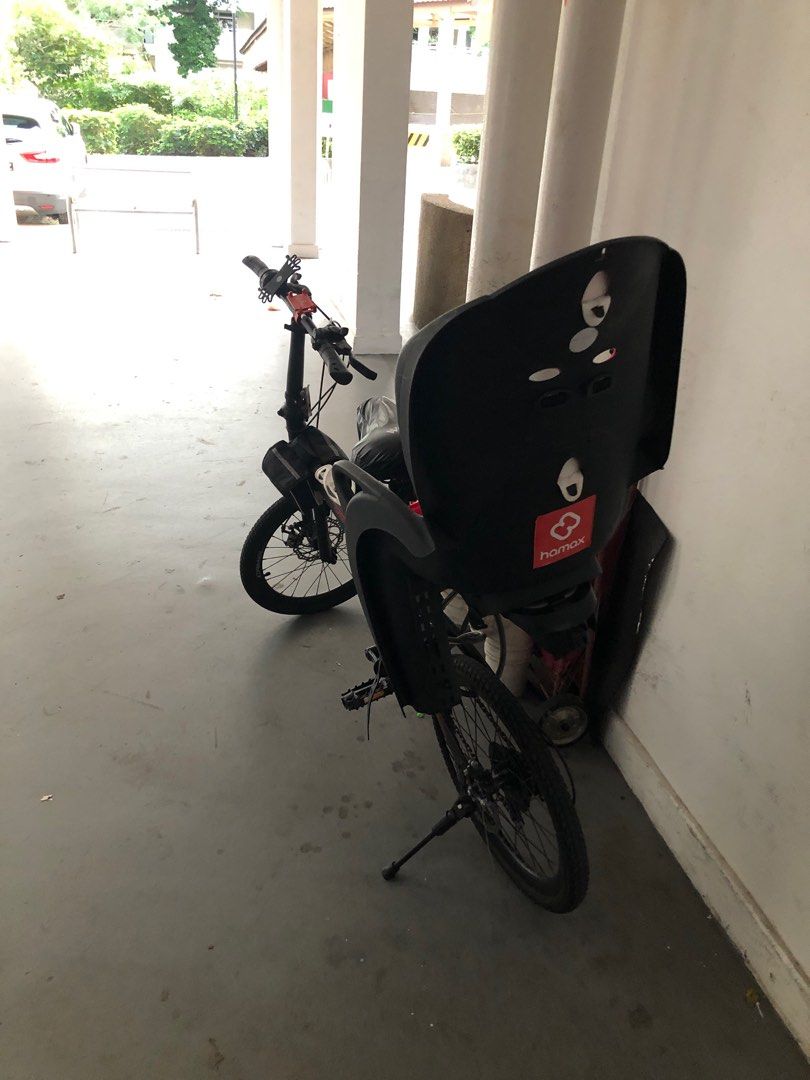 Camel foldable Bicycle with Hamad child seat, Sports Equipment ...