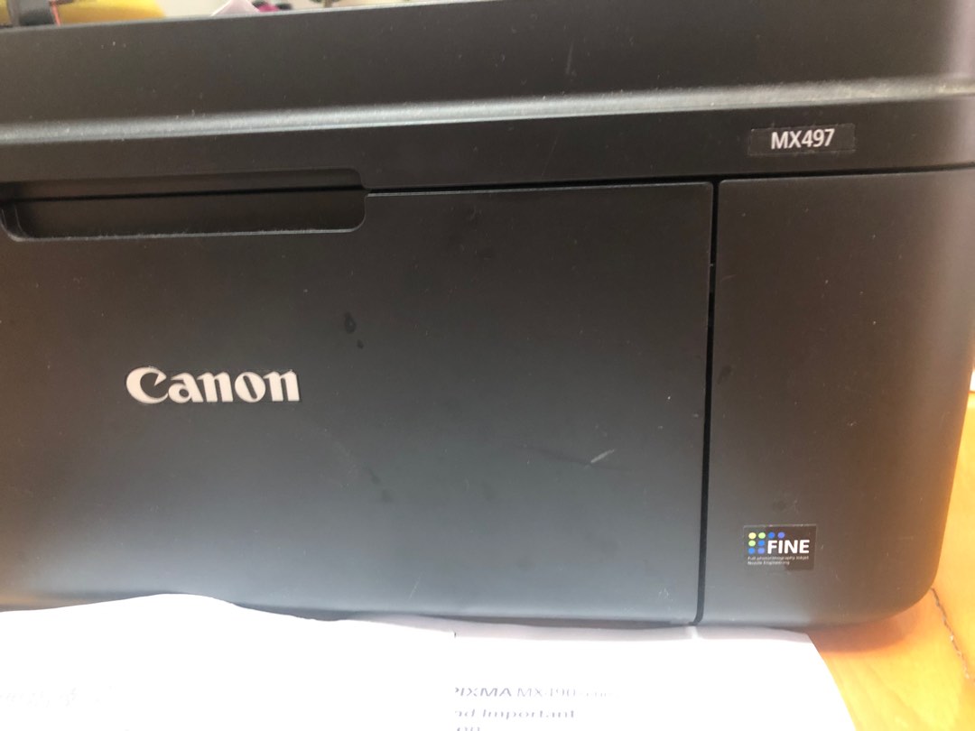 Canon printer MX497 Canon 打印機 Mx497, 電腦＆科技, 打印機及影印機 - Carousell