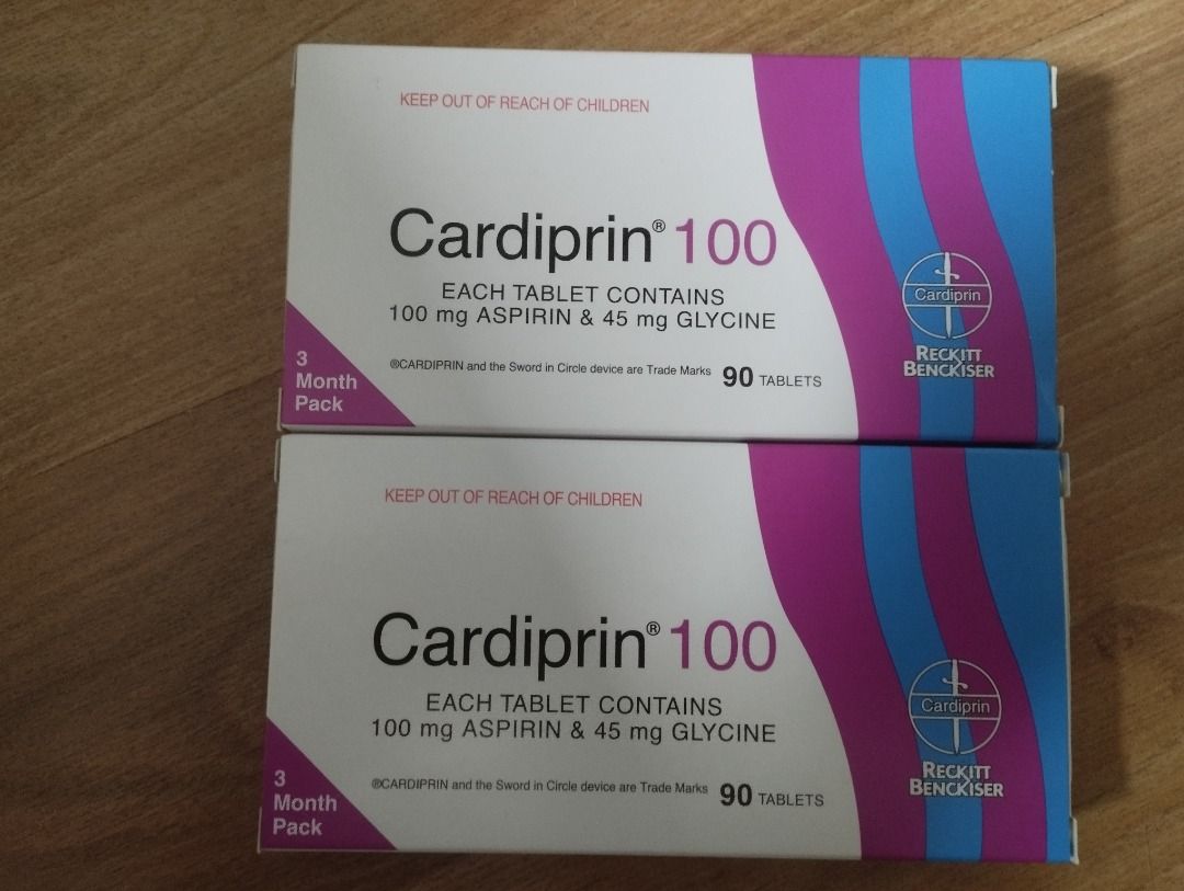 Cardiprin 100 (Aspirin), Health & Nutrition, Medical Supplies & Tools ...