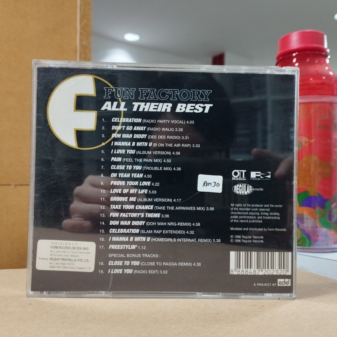 (CD) FUN FACTORY ALL THEIR BEST, Hobbies & Toys, Music & Media, CDs ...
