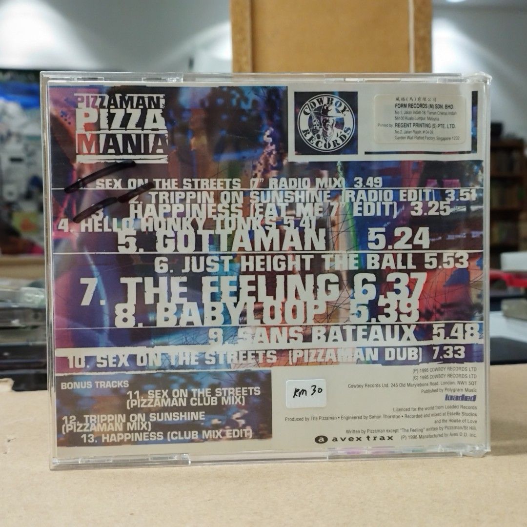 (CD) PIZZAMAN - PIZZA MANIA, Hobbies & Toys, Music & Media, CDs & DVDs ...
