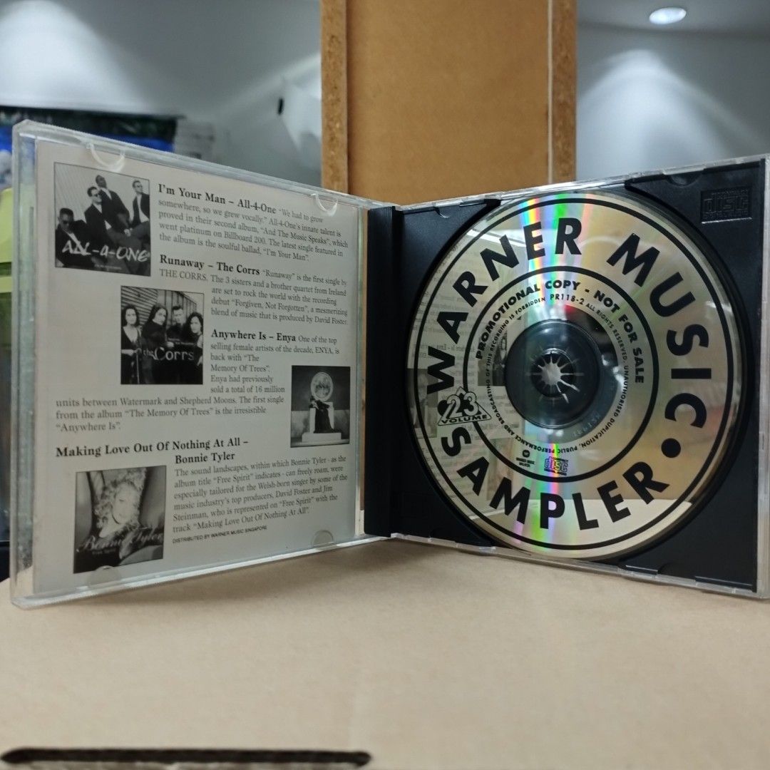 (CD) WARNER MUSIC SAMPLER VOLUME 23, Hobbies & Toys, Music & Media, CDs ...