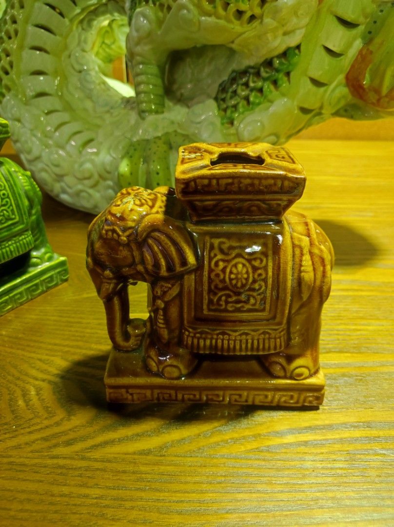 Ceramic Elephant Display Collection @$5, Furniture & Home Living, Home ...