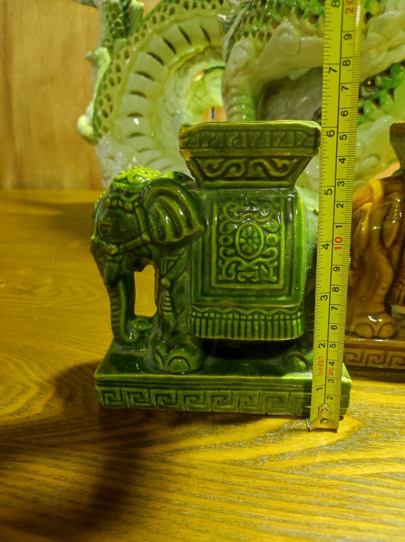 Ceramic Elephant Display Collection @$5, Furniture & Home Living, Home ...