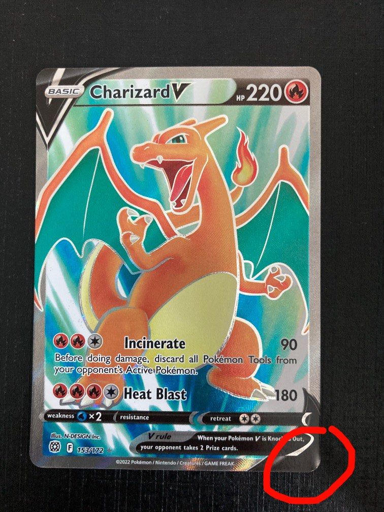 Charizard V Full Art Brilliant Stars TCG, Hobbies & Toys, Toys & Games ...