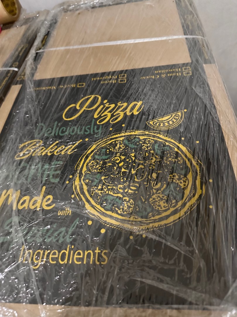 Cheapest Generic pizza box 11x11x1.5, Furniture & Home Living, Home ...
