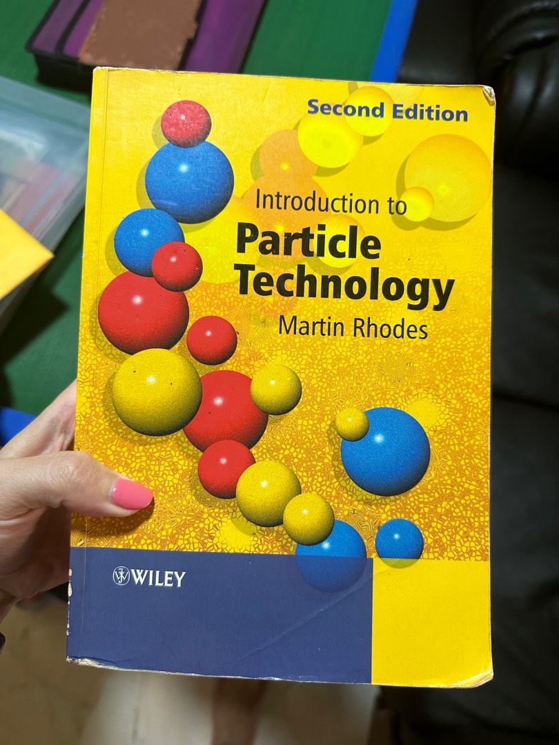Chemical Engineering CN3124 Particle Technology Textbook, Hobbies ...