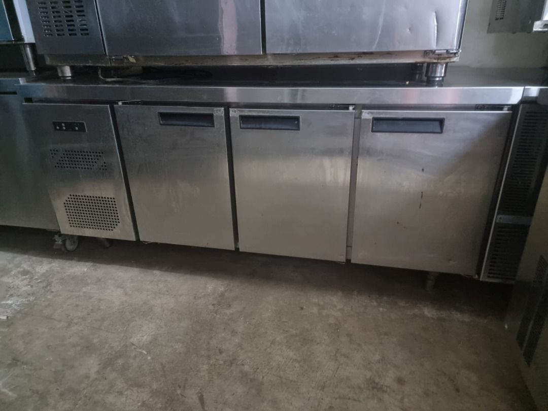 Chiller 3 Door Undercounter Counter Top Chiller Dim: 1800x750 # ...