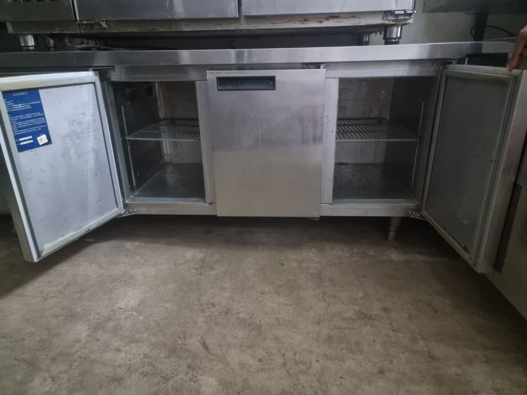 Chiller 3 Door Undercounter Counter Top Chiller Dim: 1800x750 # ...