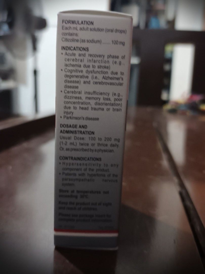 Citicoline 15mL Oral Drops UNILAB, Health & Nutrition, Medical Supplies ...