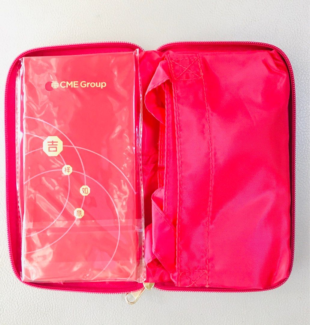 CME Group red packets with reusable bag, Hobbies & Toys, Stationery ...