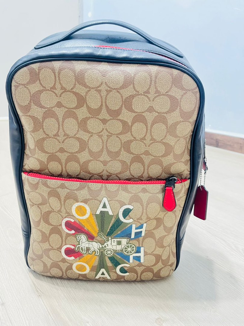 Coach Westway Backpack In Signature Canvas Radial Rainbow, Women's ...