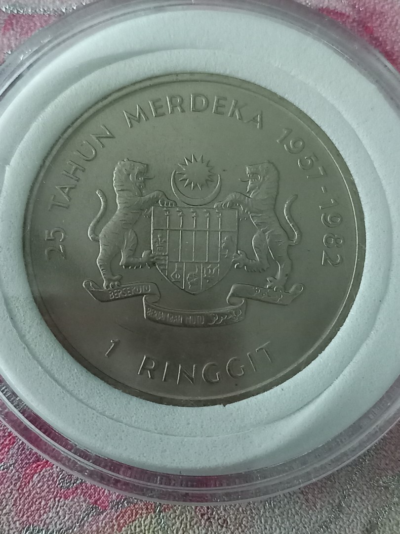 Coins Rm1 25 tahun merdeka ( 1957 -1982 ), Hobbies & Toys, Collectibles & Memorabilia, Currency ...