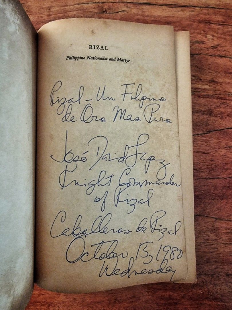 (COLLECTIBLE) RIZAL PHILIPPINE NATIONALIST AND MARTYR by Austin Coates ...