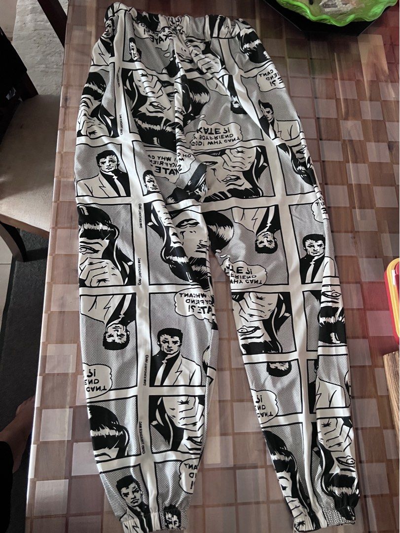 Comic pants, Women's Fashion, Bottoms, Other Bottoms on Carousell