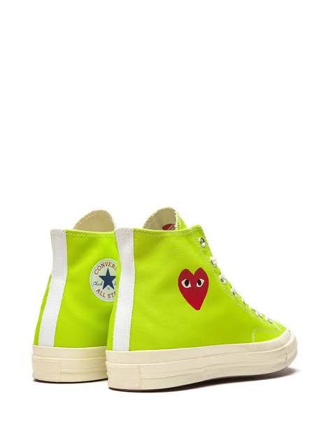 CONVERSE X CDG HIGH GREEN on Carousell