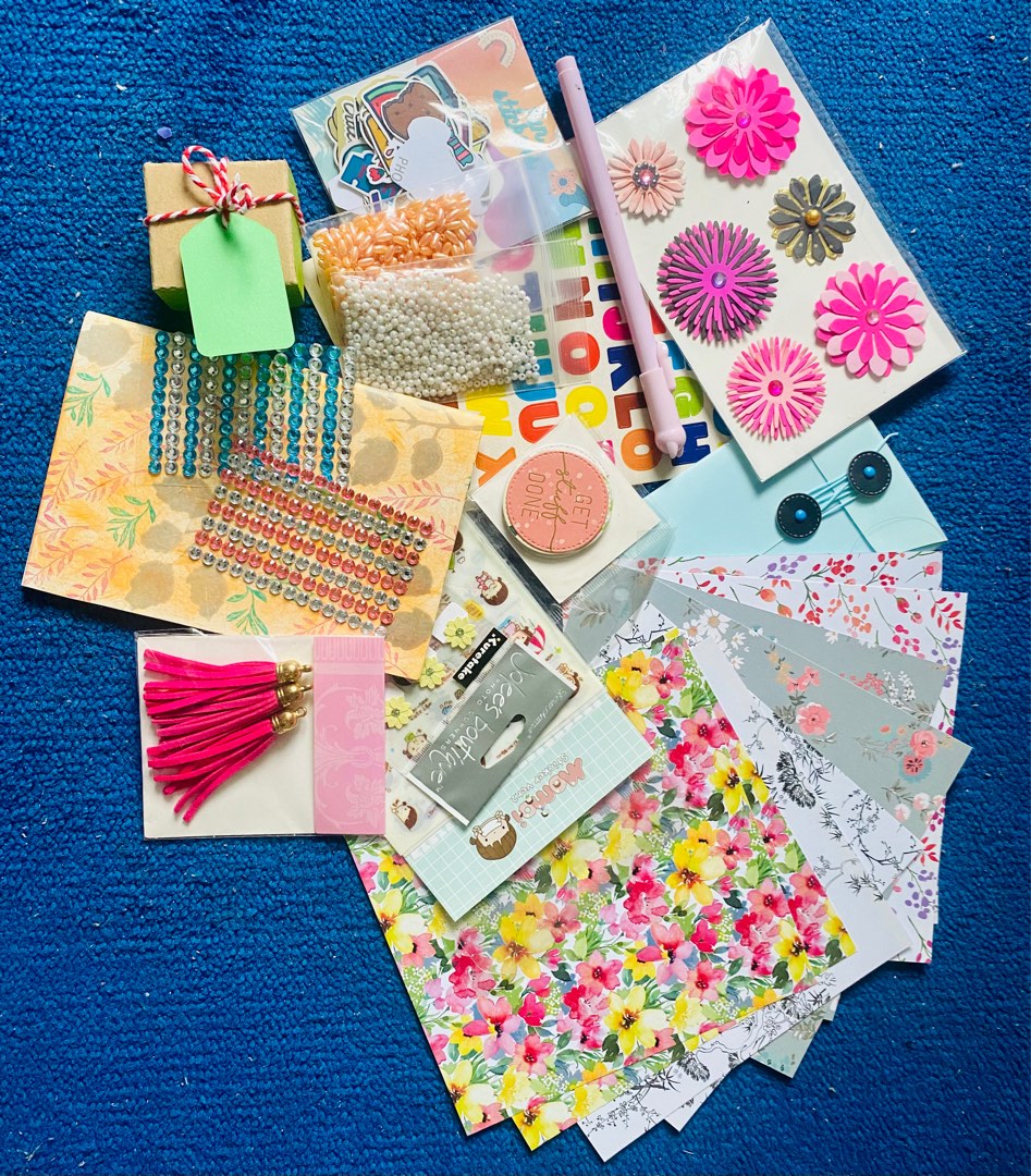 Craft planner bujo scrapbooking bundle set, Hobbies & Toys, Stationery ...