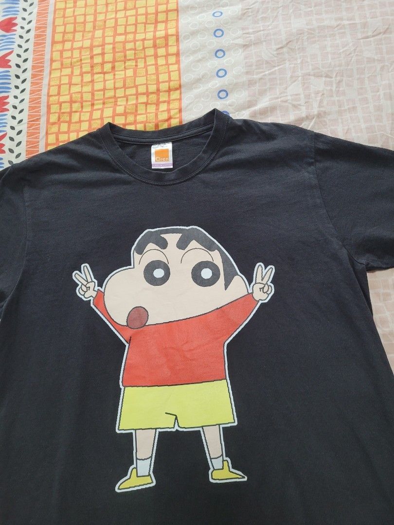 Crayon Shin Chan La Bi Xiao Xin Cotton T-shirt Top, Men's Fashion, Tops ...