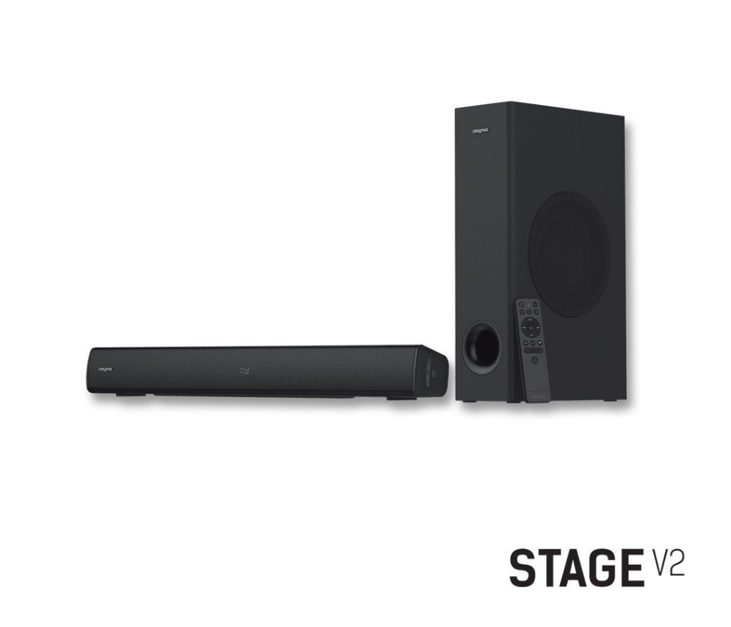 Creative sound bar Stage V2 sound bar woofer speakers, Audio, Soundbars ...