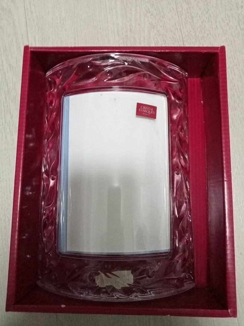 Cristal D'Arques Paris Curved Photo Frame, Furniture & Home Living ...