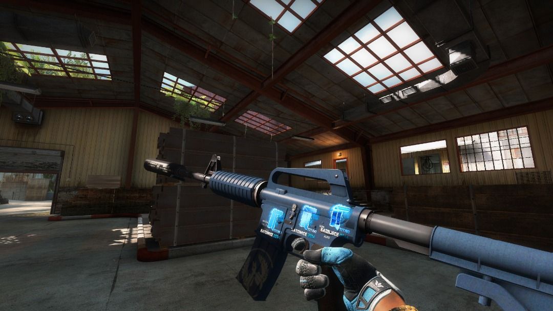 CSGO 3x Titan Holo M4, Video Gaming, Gaming Accessories, In-Game Products on Carousell