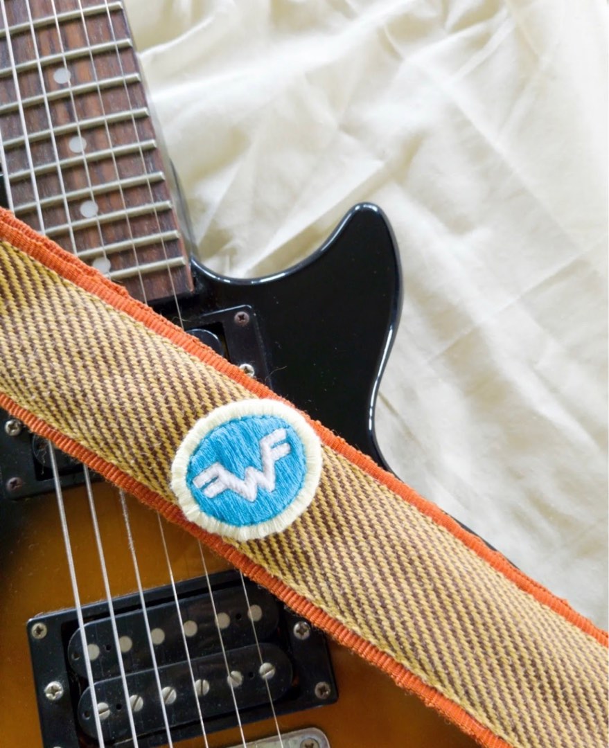 Custom band patch |embroidery | guitar strap patch|gift idea| on Carousell