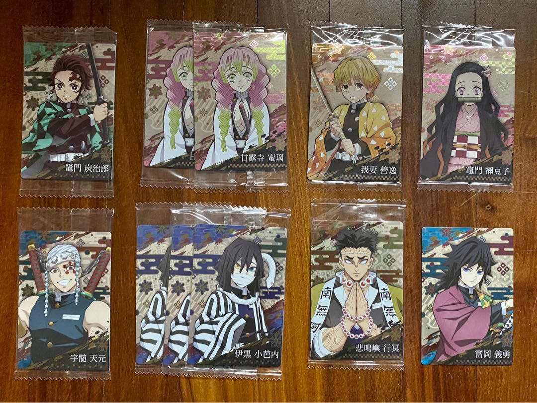 demon slayer cards, Hobbies & Toys, Memorabilia & Collectibles, J-pop ...