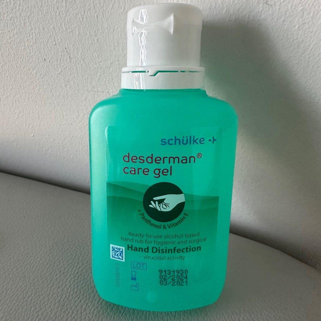 Desderman care gel hand sanitizer disinfectant surgical alcohol based ...