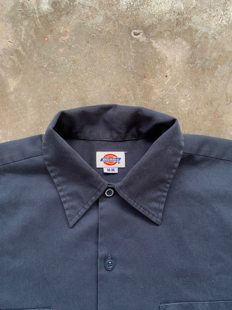 Dickies Dark Blue Polo, Men's Fashion, Tops & Sets, Tshirts & Polo ...