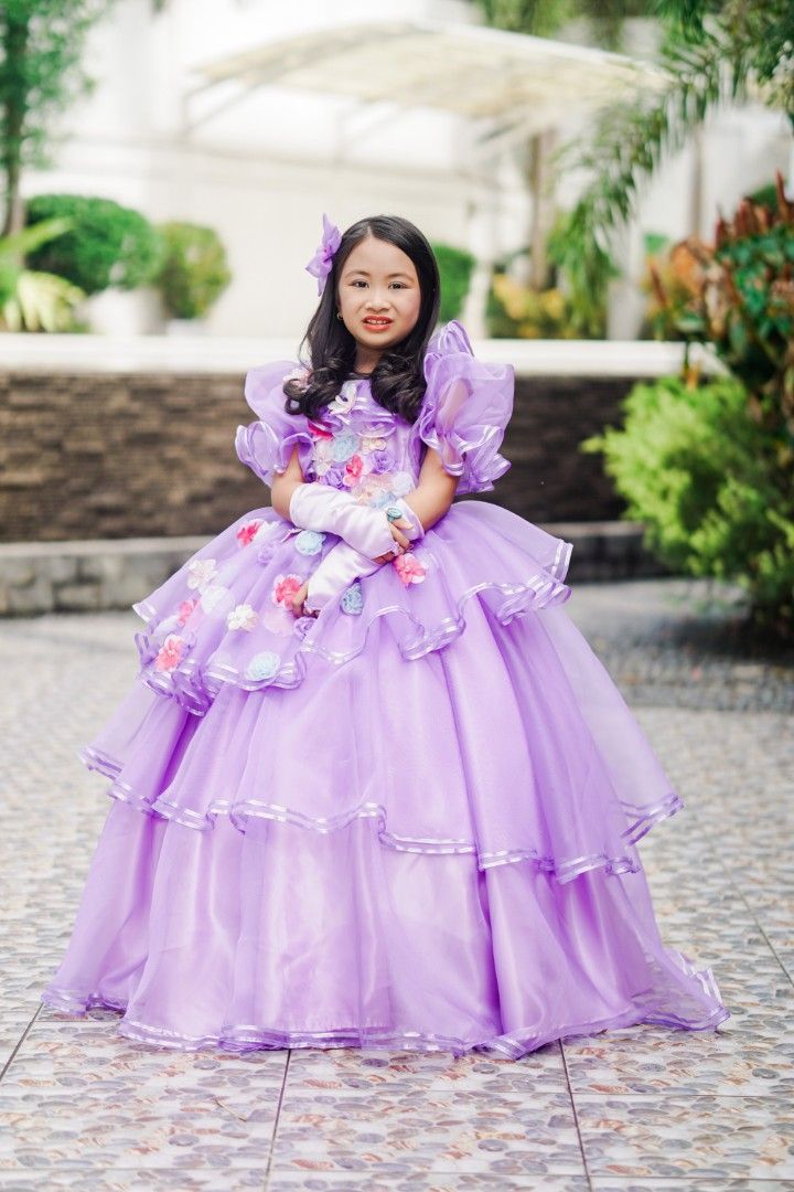 Disney Encanto Isabela purple gown, Babies & Kids, Babies & Kids ...