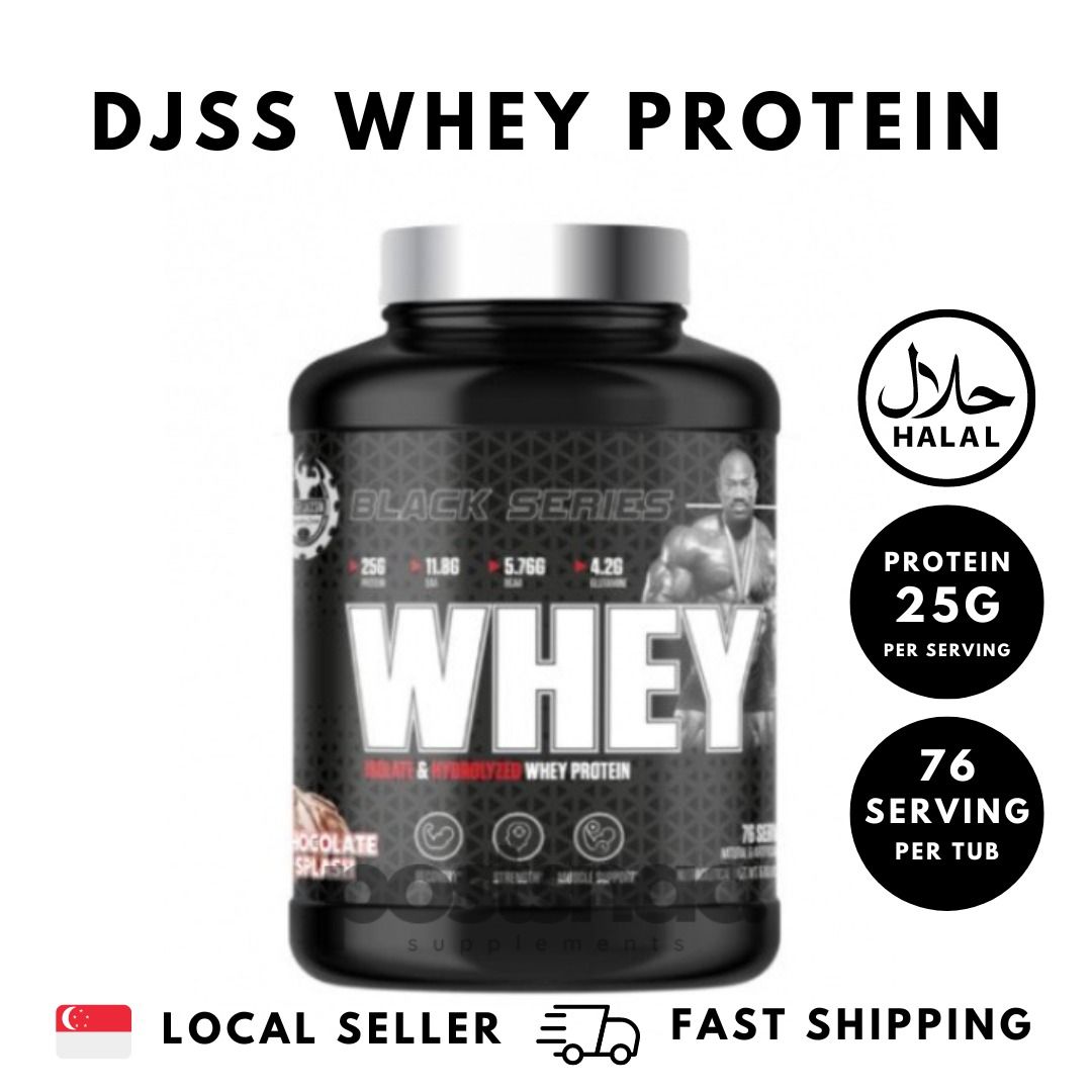 DJSS Whey Protein (5 lbs) (HALAL), Health & Nutrition, Health ...