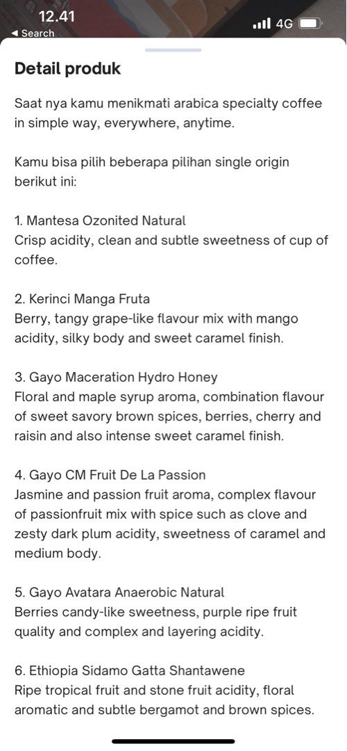 Drip bag coffee specialty coffee Goeboex coffee, Makanan & Minuman ...