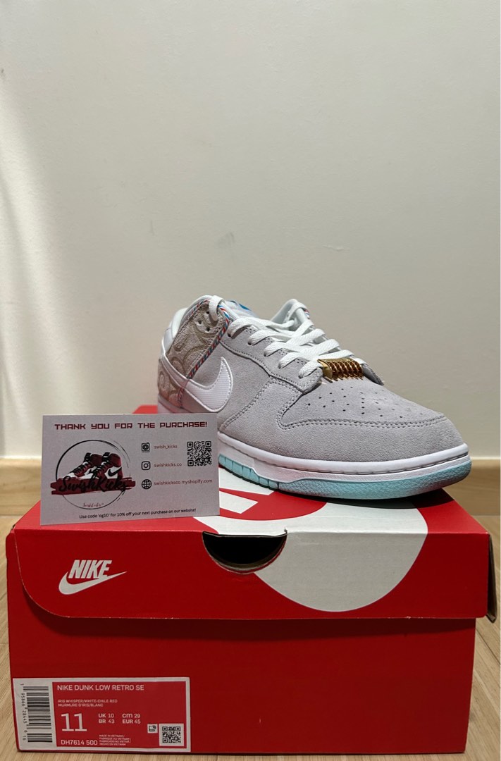 Dunk Low Barbershop Grey, Men's Fashion, Footwear, Sneakers on Carousell