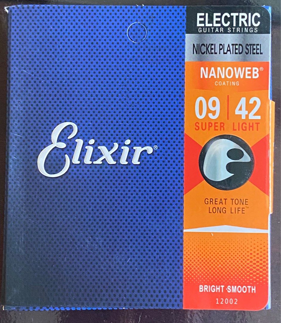 Elixir Nanoweb Electric Guitar String, Hobbies & Toys, Music & Media ...