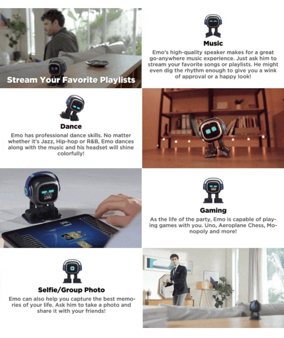 emo pet AI Robot desktop chatgpt toy, Video Gaming, Gaming Accessories ...