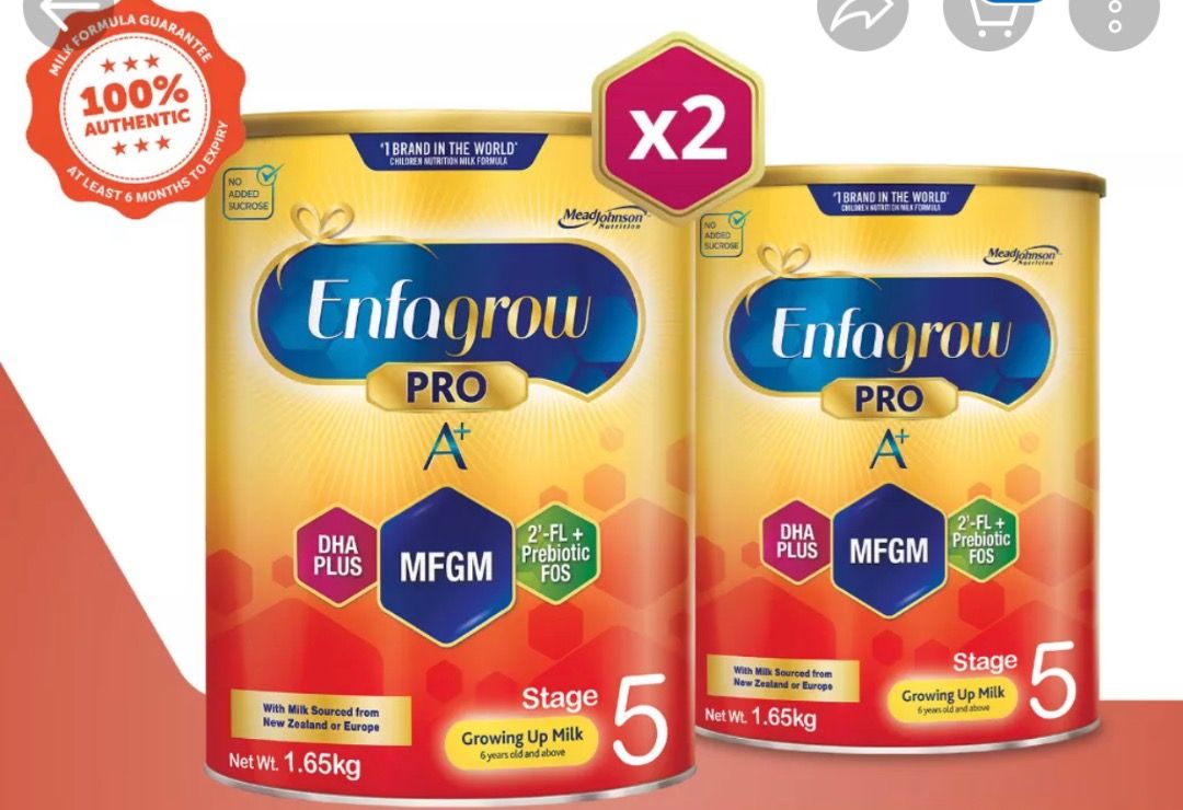 Enfagrow stage 5 (1.8kg), Food & Drinks, Other Food & Drinks on Carousell
