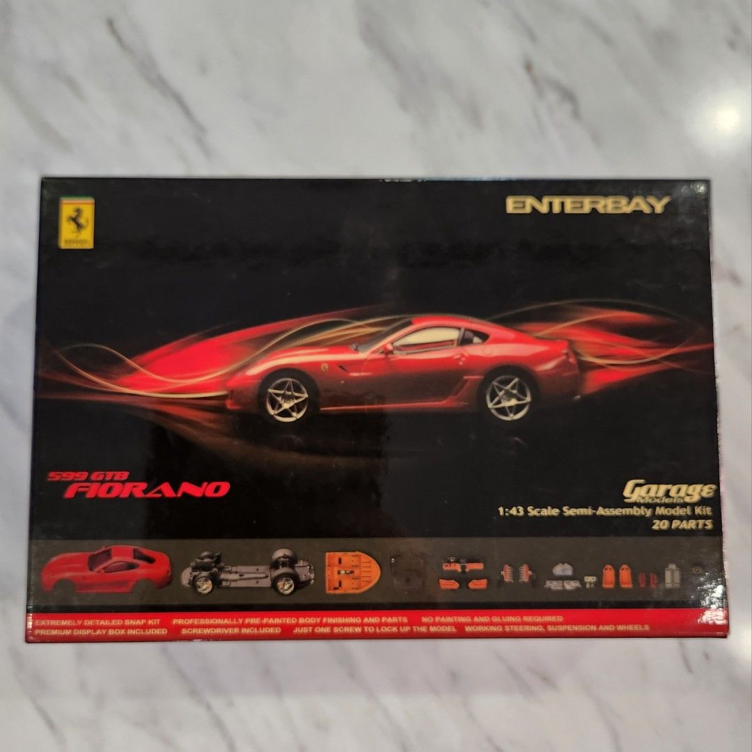 Enterbay 1/43 Ferrari 599 GTB Fiorano, Hobbies & Toys, Toys & Games on ...